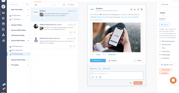 Agorapulse : une solution française de référence pour gérer tous ses ...