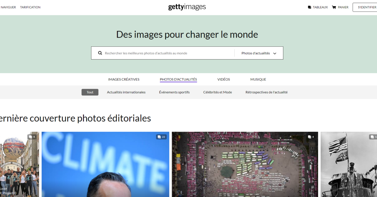 Getty Images : une banque d’images et de vidéos en très haute définition