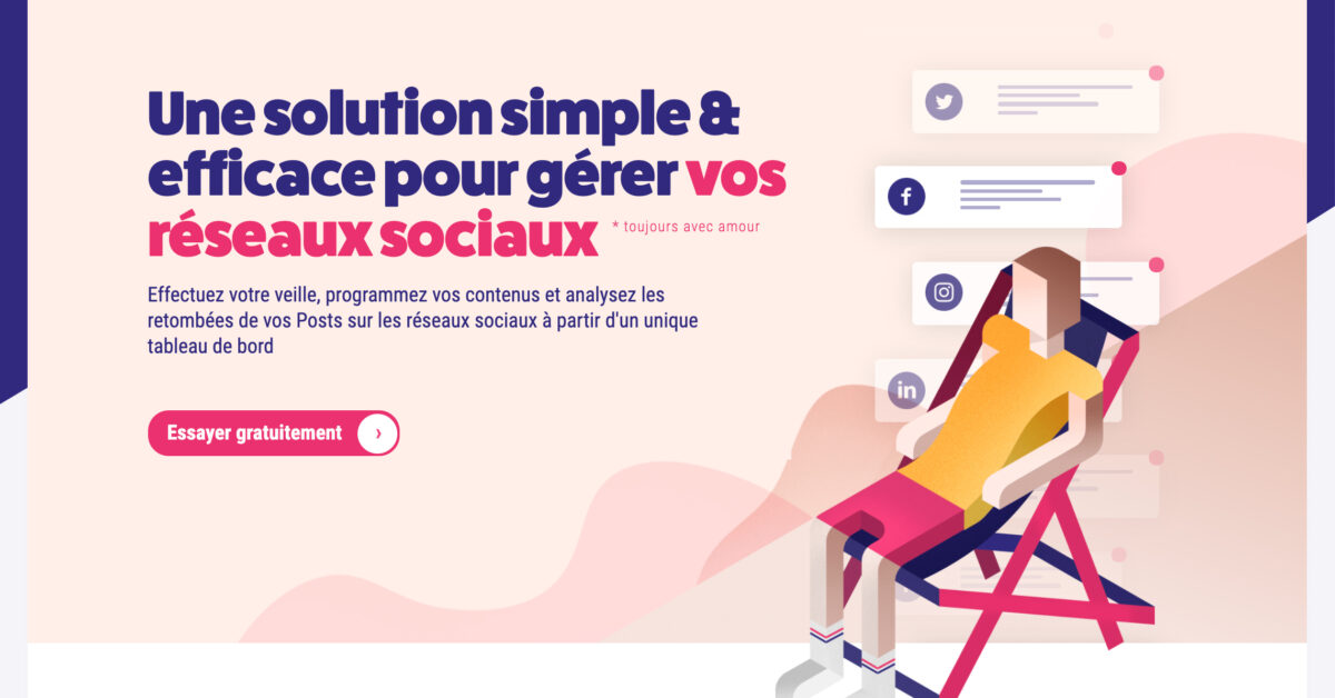 Swello : un outil pour gérer ses comptes Twitter, Facebook, Instagram ...