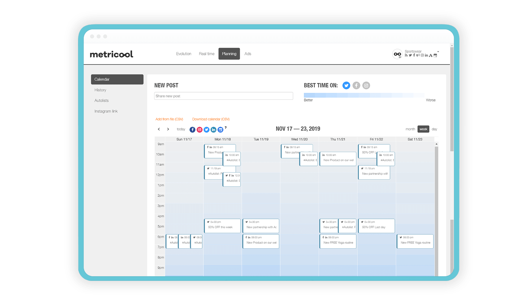 Metricool : un outil simple de gestion et d'analyse des médias sociaux ...