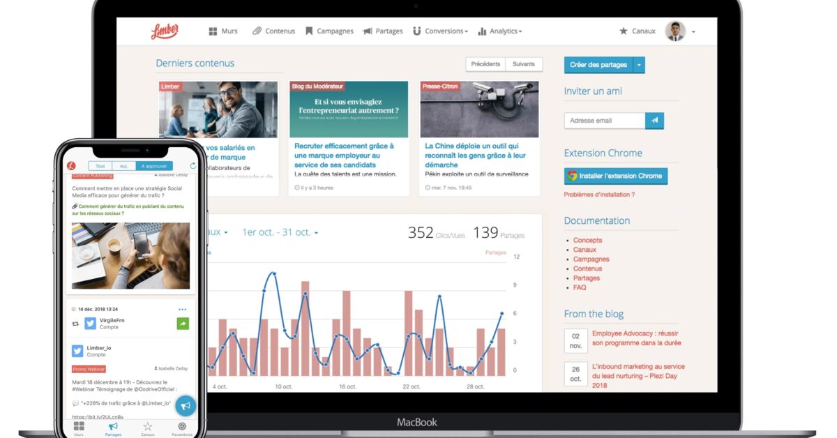 Limber : développez des stratégies de content marketing, social selling ...