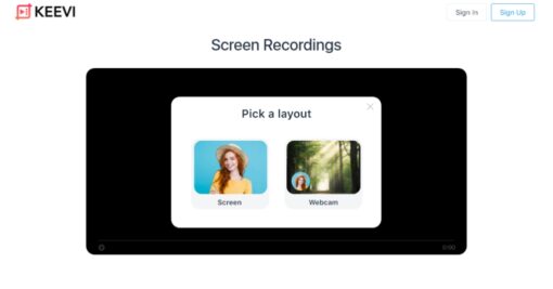 Keevi Screen Recorder : un enregistreur d'écran et de webcam multifonction