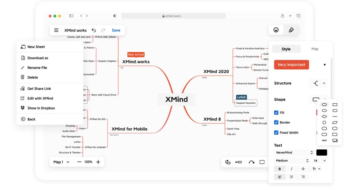XMind : une solution de cartes mentales pour mieux visualiser vos idées