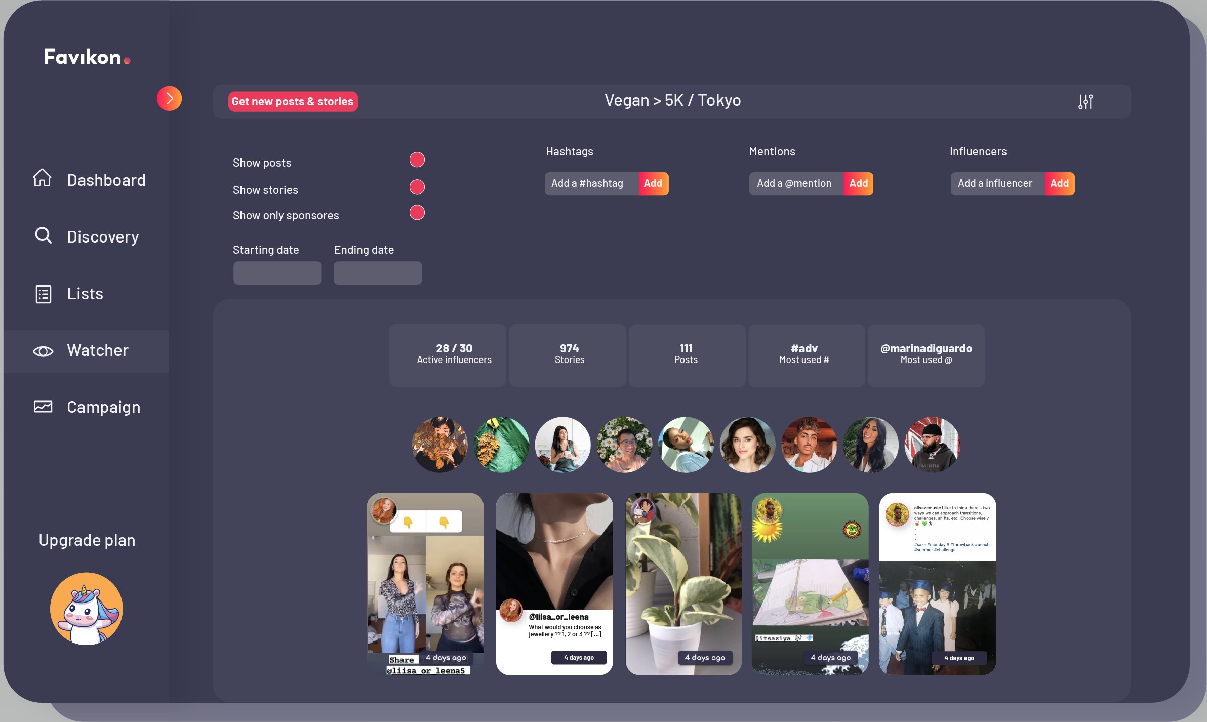 Favikon : une plateforme pour cibler des influenceurs et créer des campagnes de marketing d ...