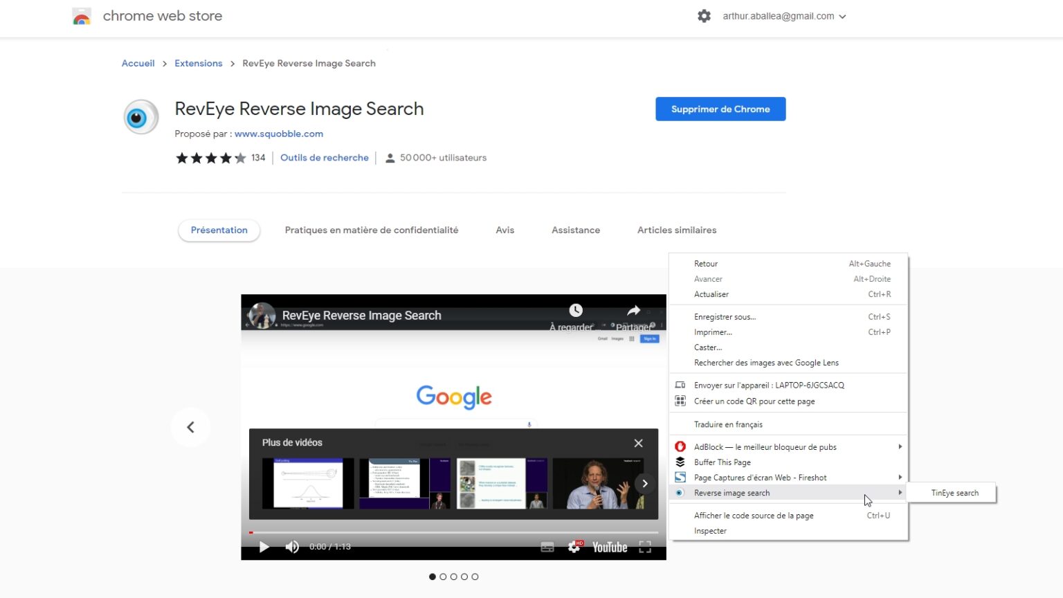 RevEye Reverse Image Search : une extension pour effectuer des ...