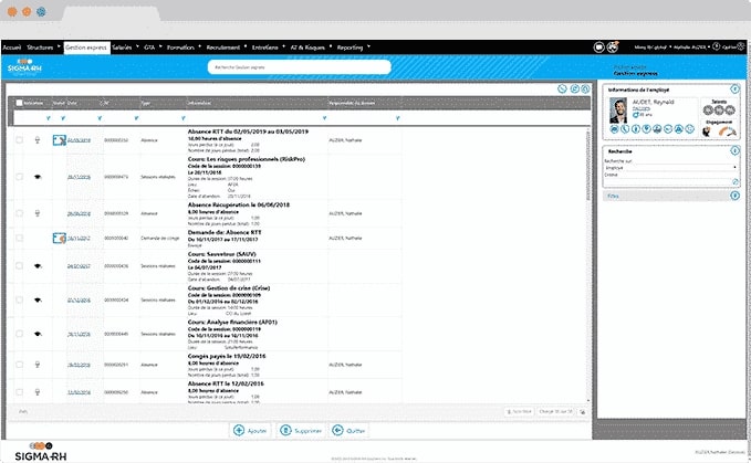 SIGMA-RH : une solution SIRH globale pour les ETI et grandes entreprises
