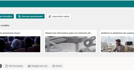 Microsoft Forms : un outil pour créer et partager des sondages ...