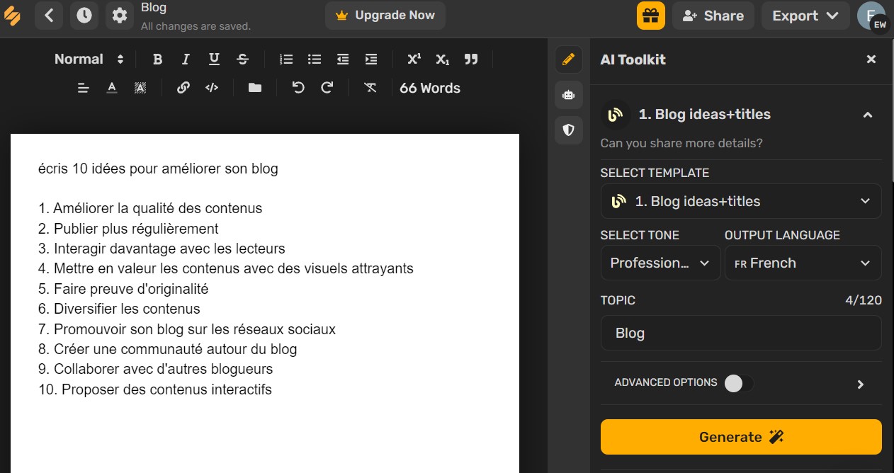 Simplified AI Writer G n rez Des Id es De Textes Pour Vos Sites Web Simplified AI Writer G n rez Des Id es De Textes Pour Vos Sites Web