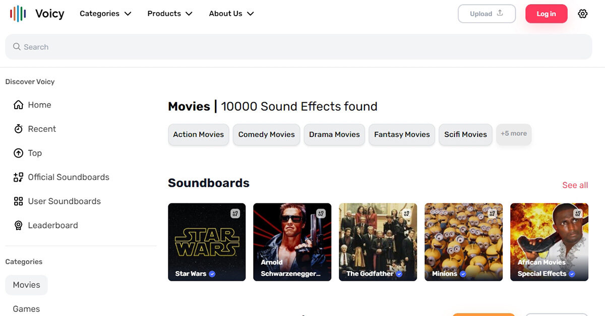 Voicy : téléchargez des effets sonores et des bruitages populaires