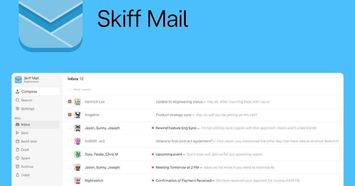 Skiff Mail : une messagerie électronique sécurisée