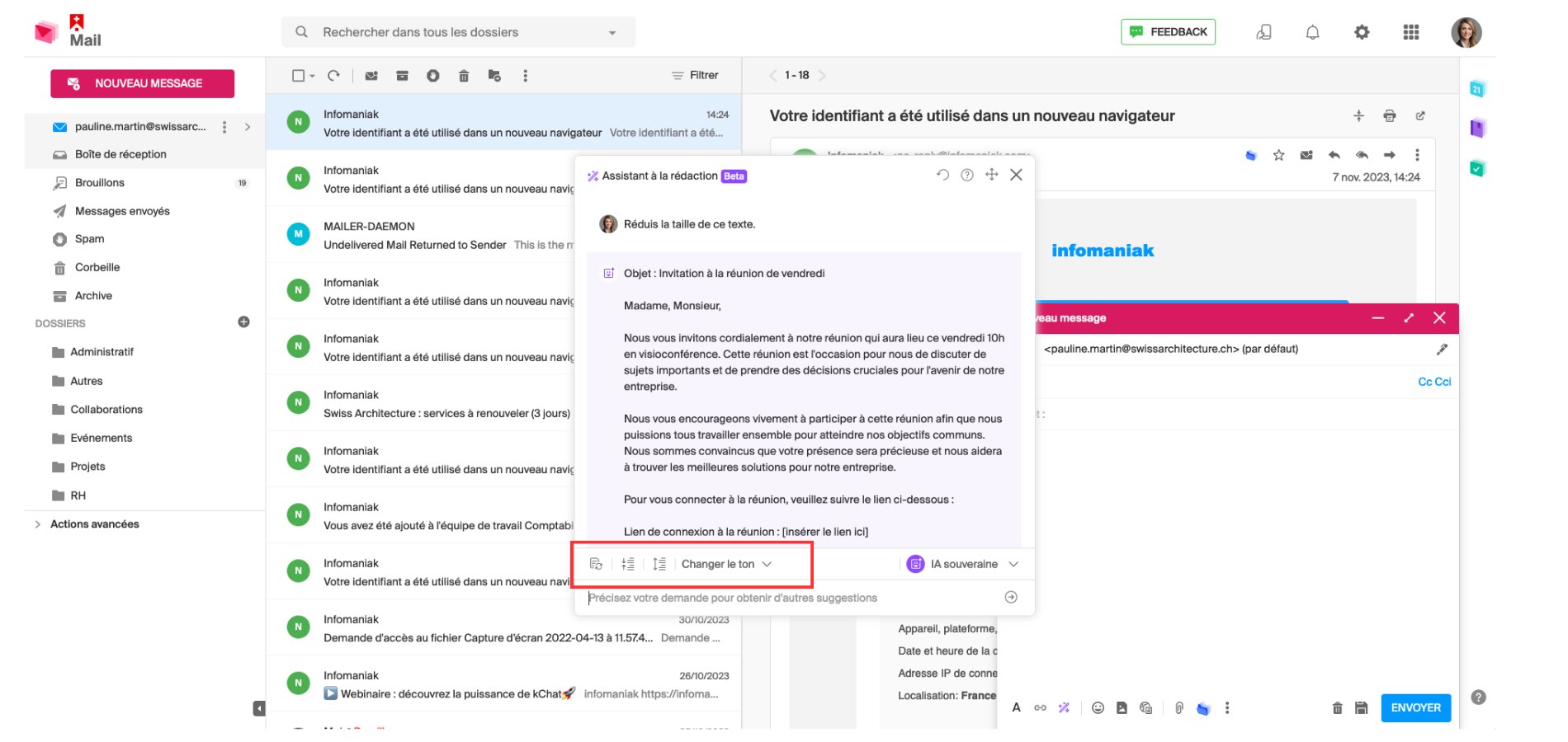 Workspace Infomaniak Webmail Restaurer Des Contacts LVQHB