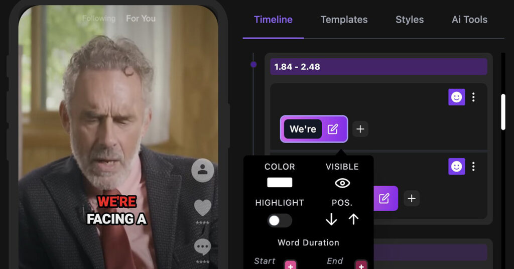 AutoCaption : un outil de sous-titrage accessible dans 100 langues