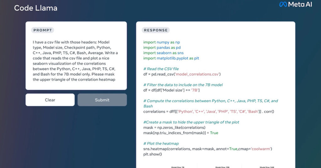 Code Llama : le générateur de code par IA de Meta