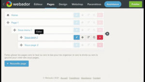 Webador : une plateforme pour créer un site sans compétences en code.