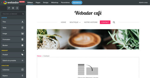Webador : une plateforme pour créer un site sans compétences en code.