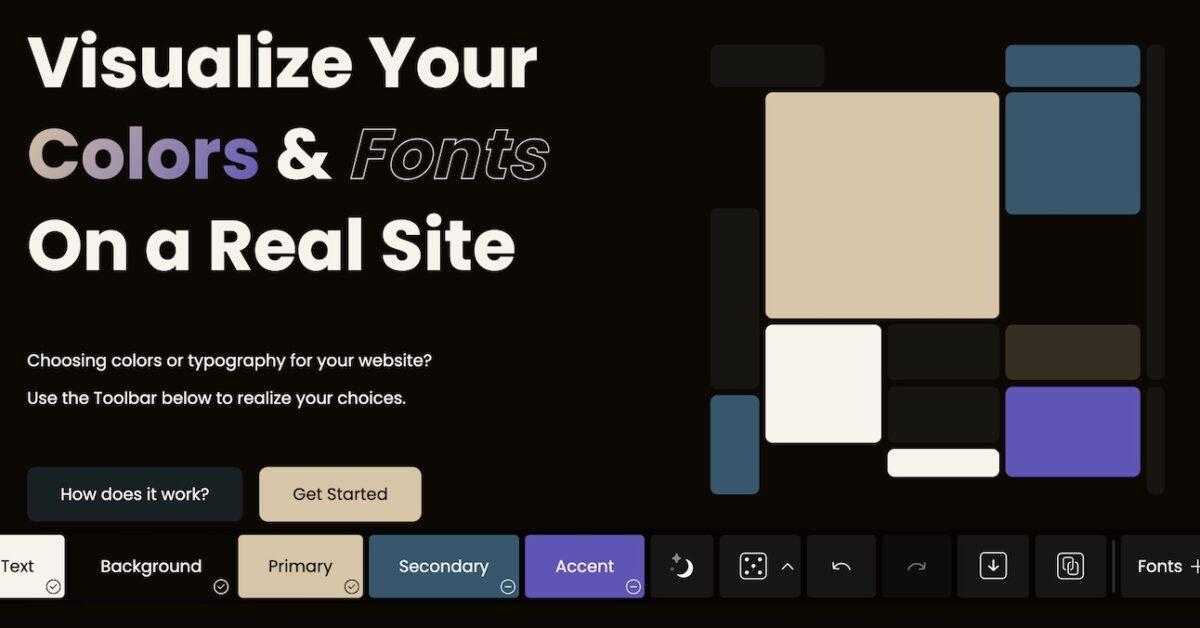 Realtime Colors Prévisualisez Les Couleurs Et Typographies Dun Site