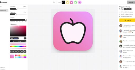 LogoFast : une plateforme gratuite pour créer des logos simples
