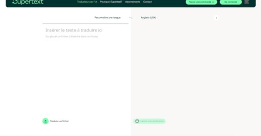 Supertext : une solution de traduction basée sur l'IA avec vérification ...