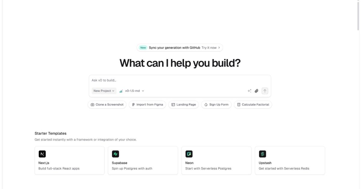 v0 : un outil IA pour créer des interfaces web en langage naturel