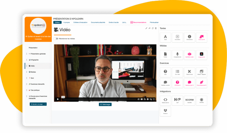 Apolearn : un outil pour concevoir, diffuser et suivre des parcours e ...