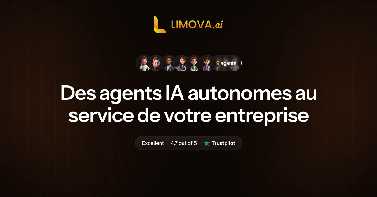 Limova : une plateforme d'agents IA pour automatiser les tâches en ...