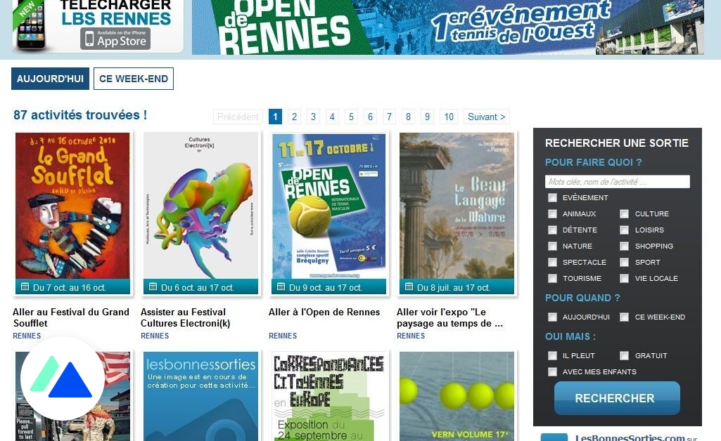 Trouver des idées de sorties près de chez soi avec Les Bonnes Sorties