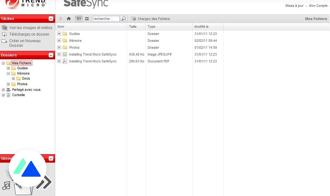 Un espace de stockage illimité avec Trend Micro SafeSync (10 x un an d’utilisation à gagner)