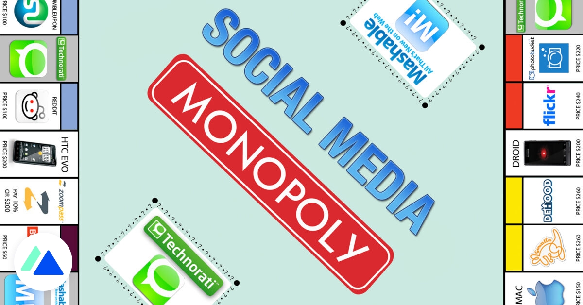 Un Monopoly des médias sociaux