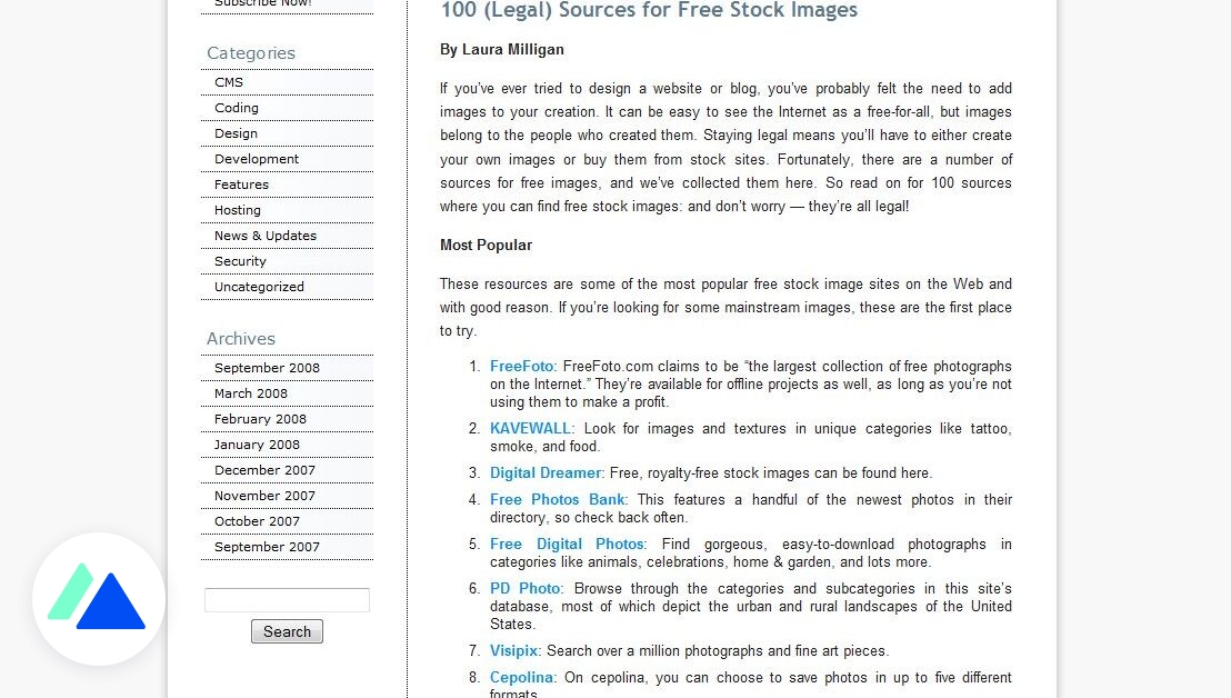 100 sources de photos libres de droits