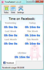 Time Rabbit : combien de temps passez-vous sur Facebook