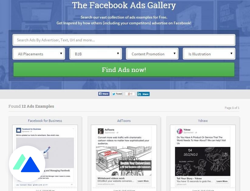 The Facebook Ads Gallery : 1200 exemples de publicités Facebook pour s ...