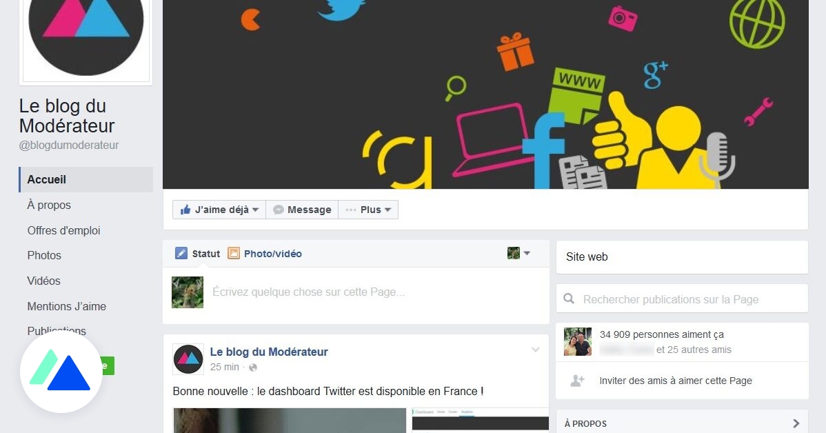 Un nouveau design pour les pages Facebook