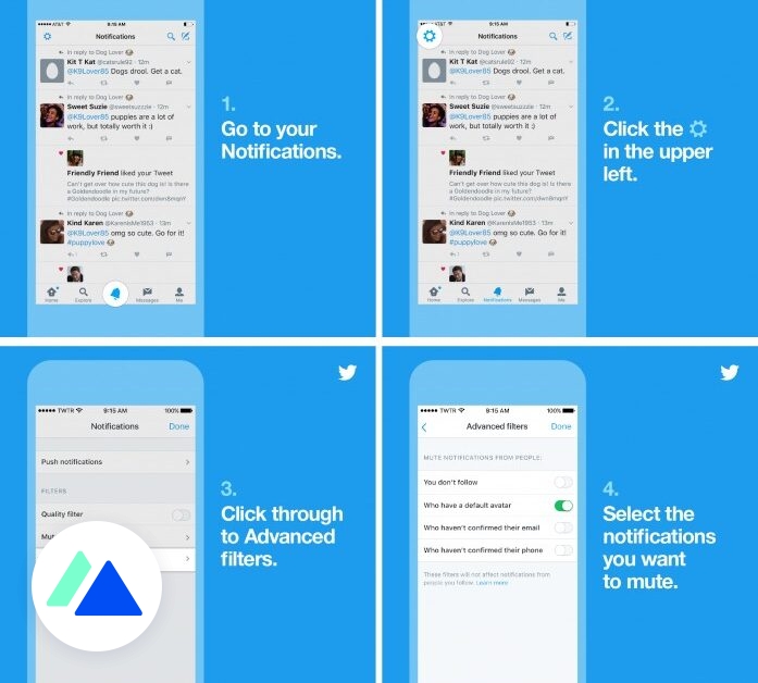 Twitter : de nouvelles options pour lutter contre le spam et le harcèlement