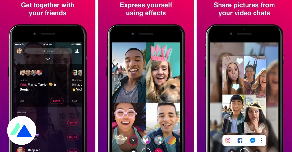 Bonfire : Facebook lance son application de chat vidéo en groupe ...