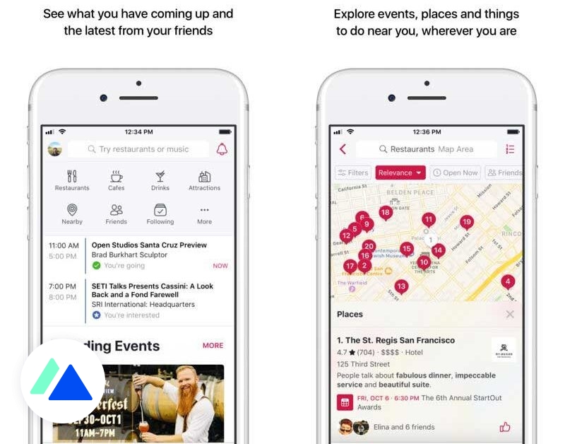 Facebook lance Local, une application pour découvrir des lieux et des ...