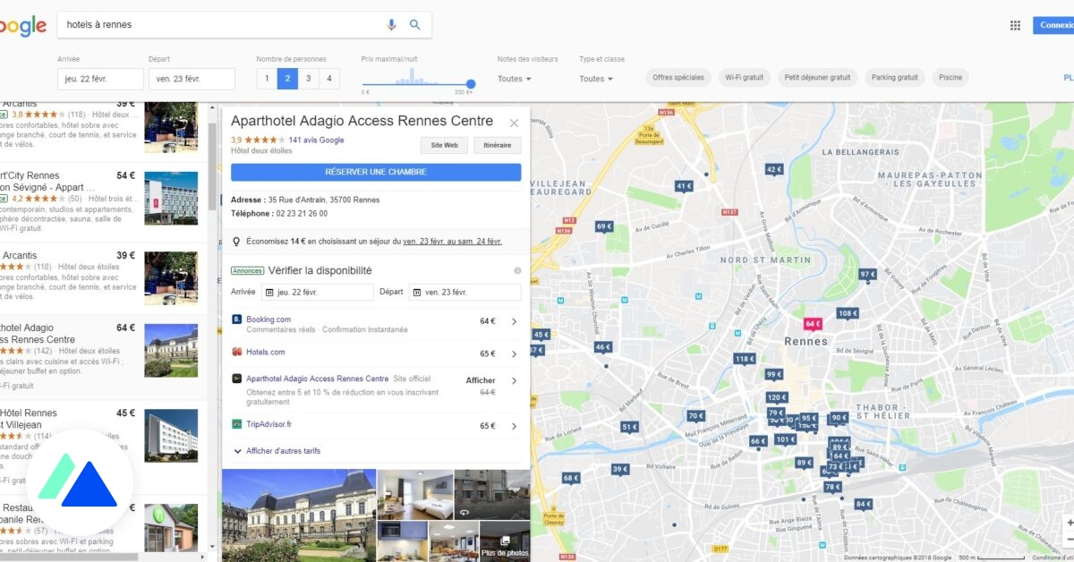 Google veut redevenir le moteur de recherche des hôtels