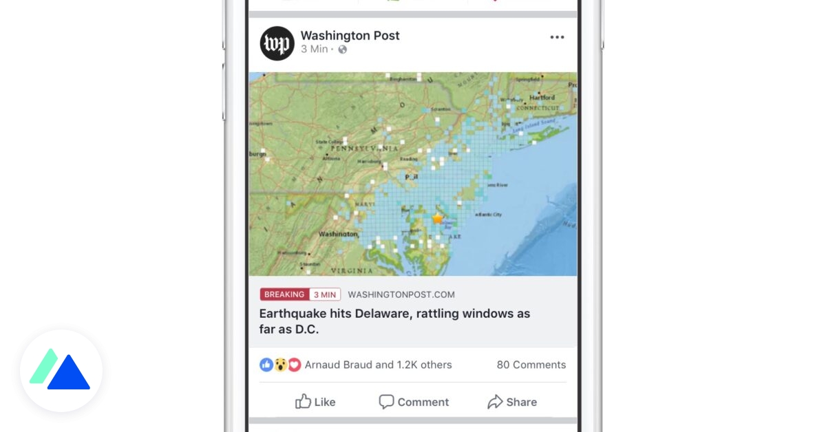 Facebook va diffuser des « Breaking News » sur le fil d’actualité