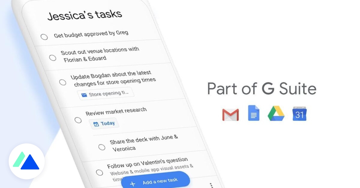 Google lance Tasks pour compléter son service G Suite