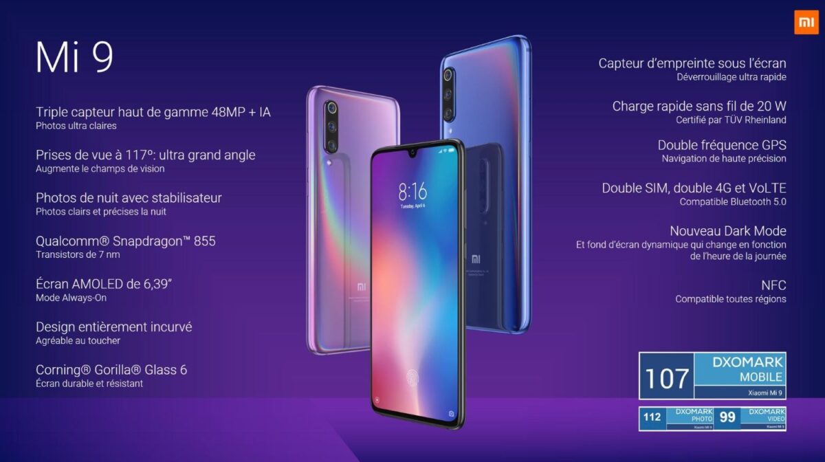 MWC 2019 : Xiaomi présente ses nouveaux smartphones Mi Mix 3 5G et Mi 9