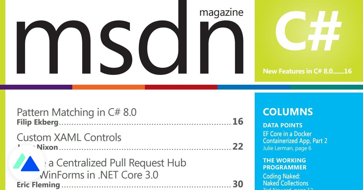 MSDN Magazine, le mensuel de Microsoft pour les développeurs, tire sa ...