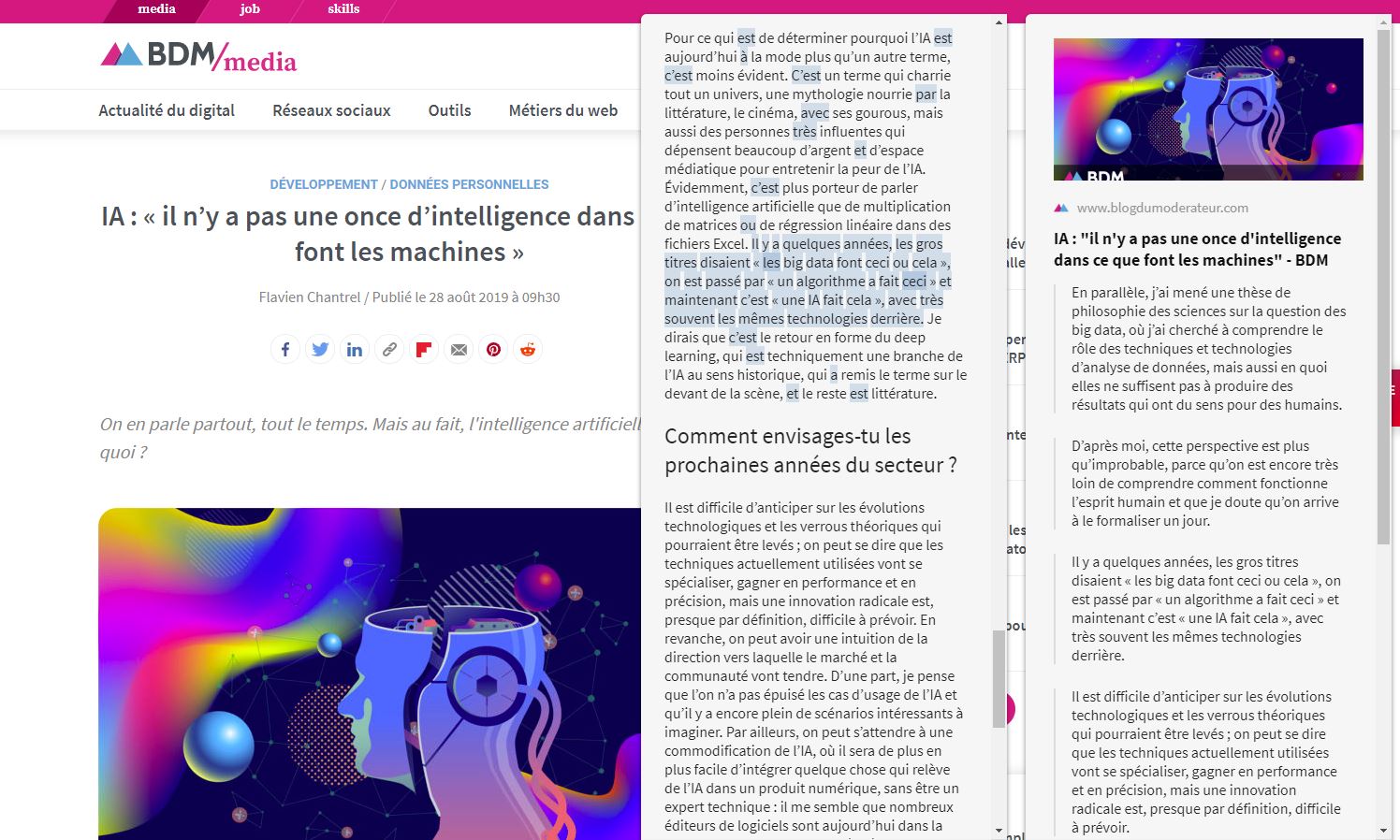 Summary Box : cette extension Chrome vous génère en un clic un résumé ...