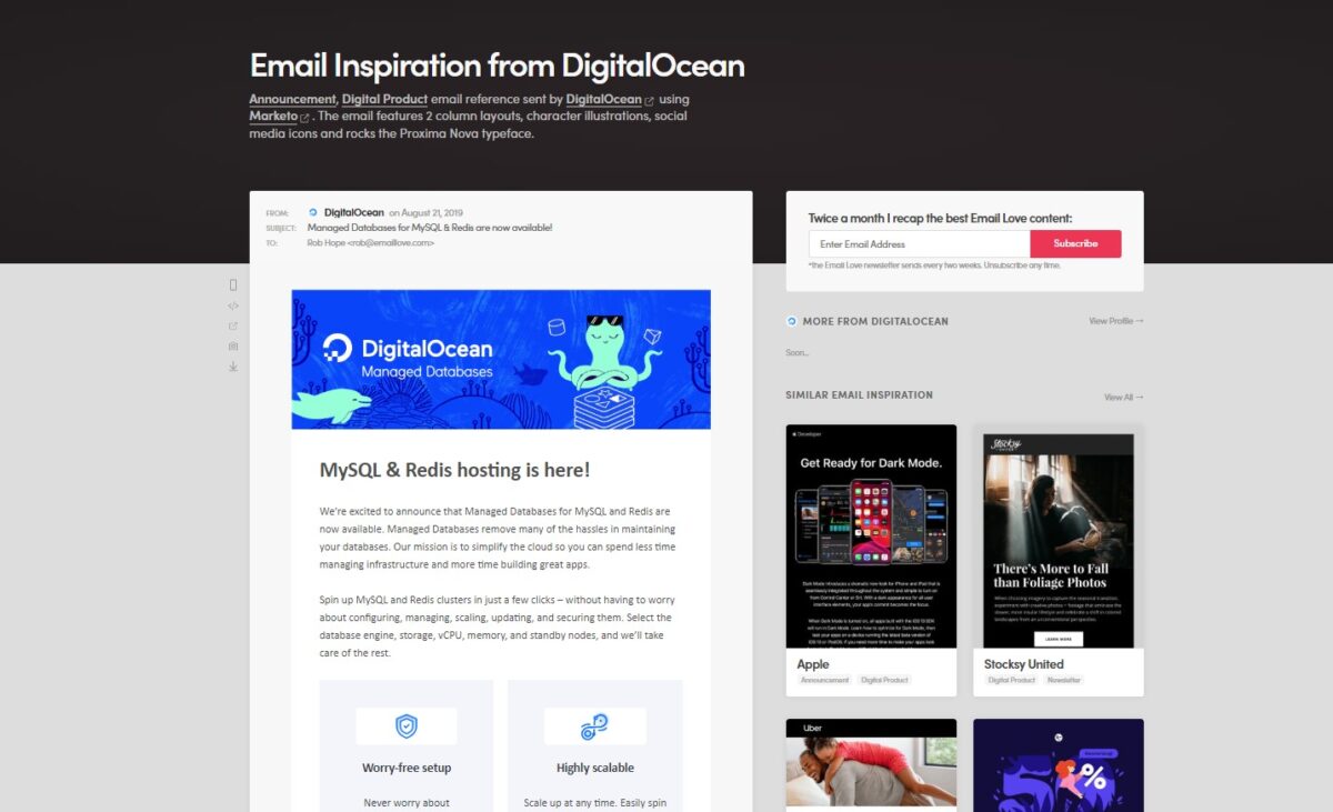 Email Love : les meilleurs modèles d’emailing pour trouver l’inspiration