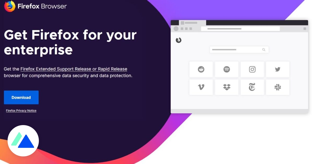 Firefox lance sa version premium pour les entreprises