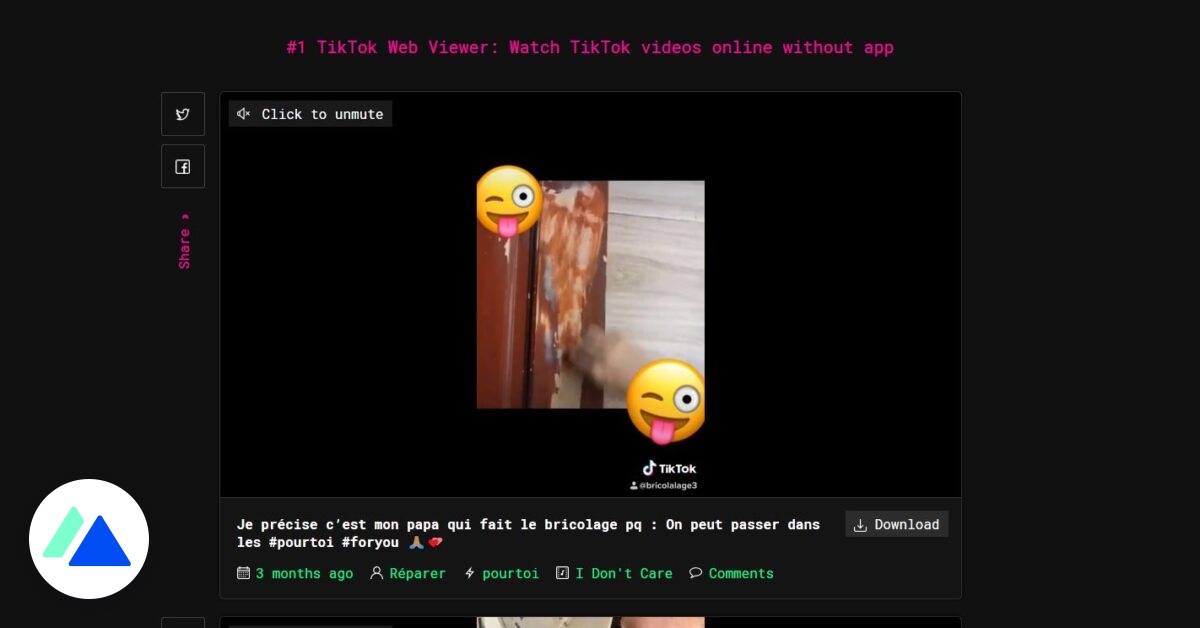Regarder Et Télécharger Les Vidéos Tiktok Sur Un Pc Avec Tiktokforweb