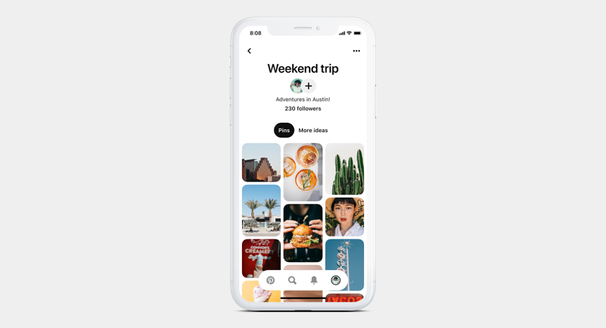 Pinterest lance une nouvelle version de son application sur iOS et Android