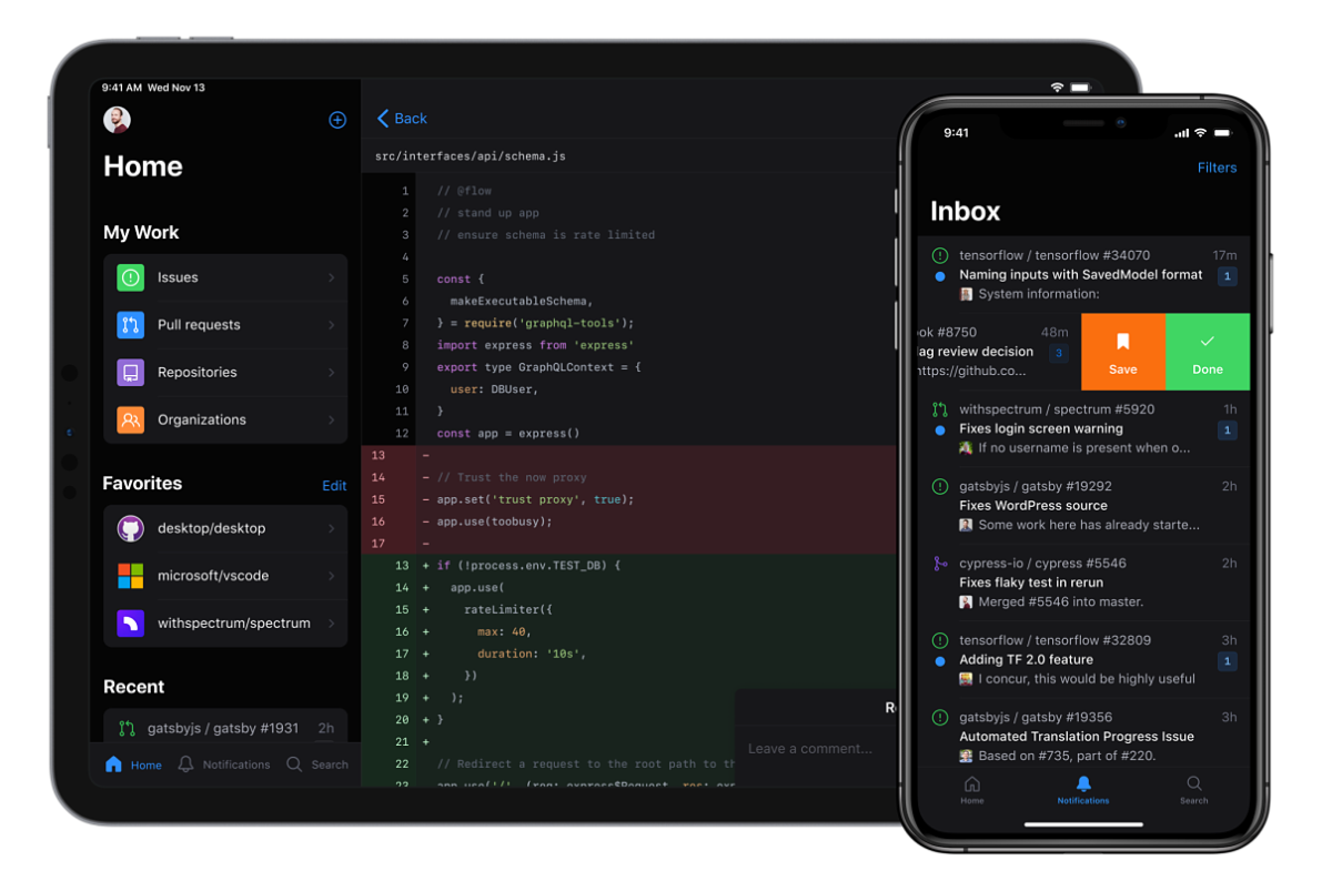 GitHub lance son application mobile et améliore ses notifications