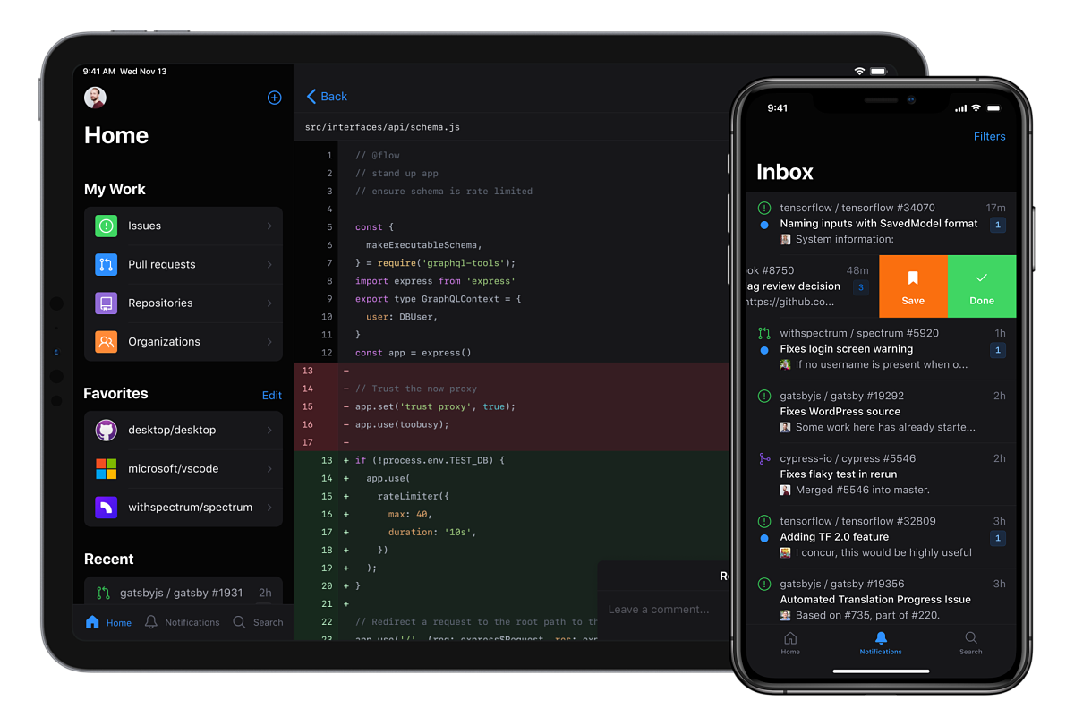 GitHub lance son application mobile et améliore ses notifications