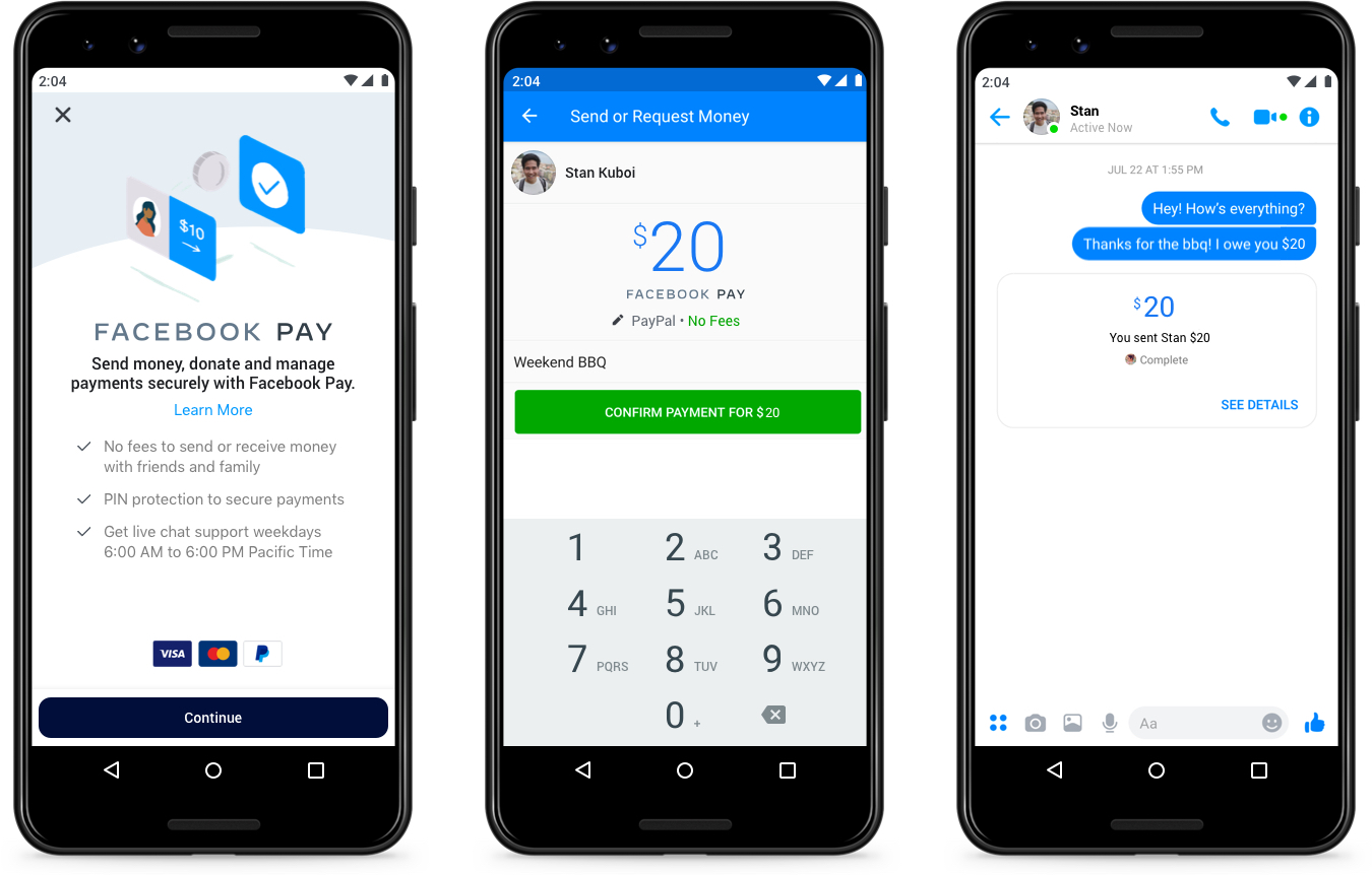 Facebook Pay : un nouveau moyen de paiement pour Facebook, Messenger, Instagram et WhatsApp