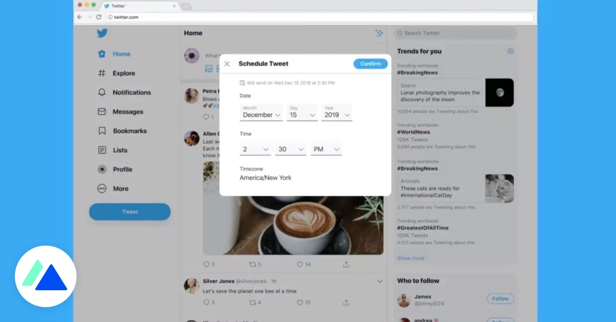 Twitter teste enfin la programmation des tweets sur la version web