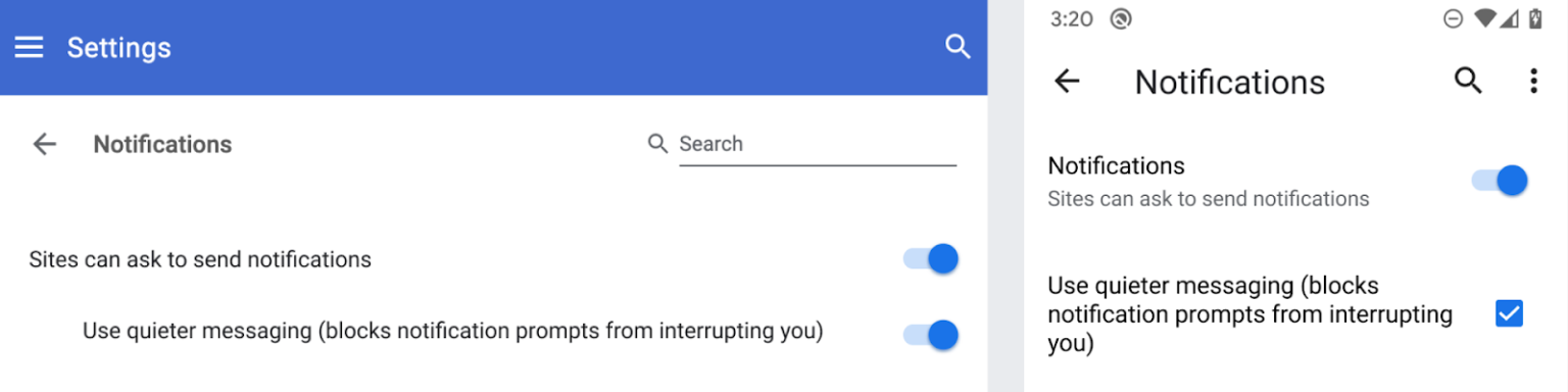 Chrome 80 : vous pourrez désactiver les demandes de notifications